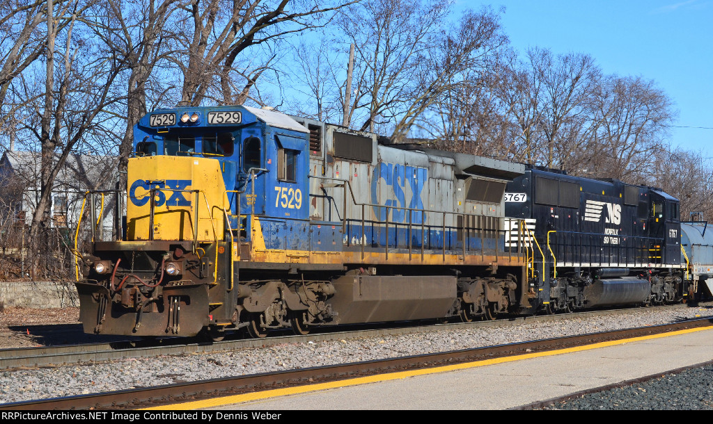 CSX 7529, CP's Tomah Sub.